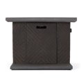 Raul Magnesium Oxide Square Gas Fire Pit, Brown - Walmart.com Raul Magnesium Oxide Square Gas Fire Pit, Brown - Walmart.com