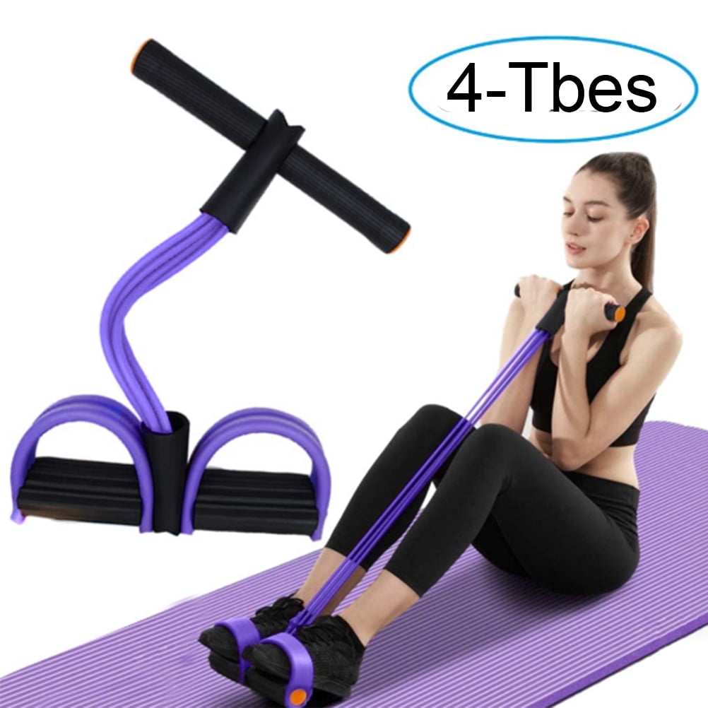CNMF Multifunction Tension Rope 4-Tube Elastic Yoga Pedal Puller ...