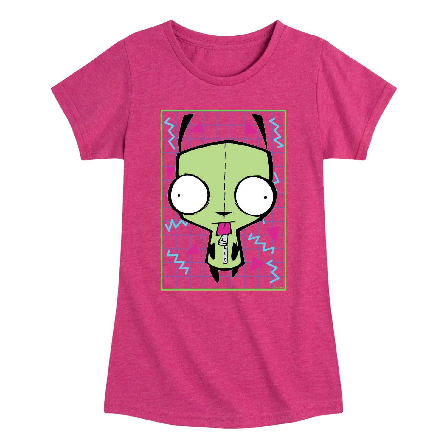 Invader ZIM - GIR Sticking Tongue Out - Retro Style Grid - Toddler And ...