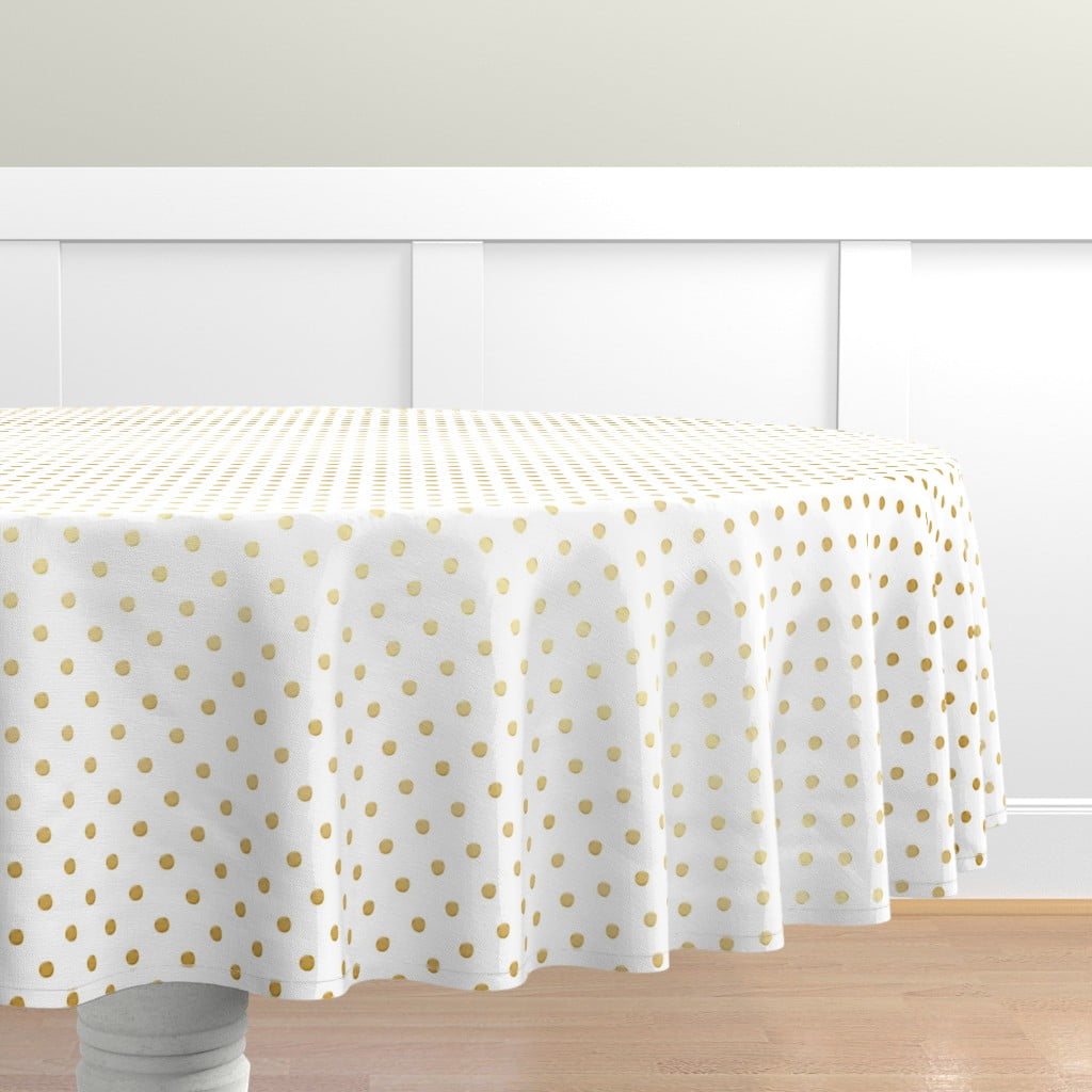 Polka Dot Fabric Tablecloths