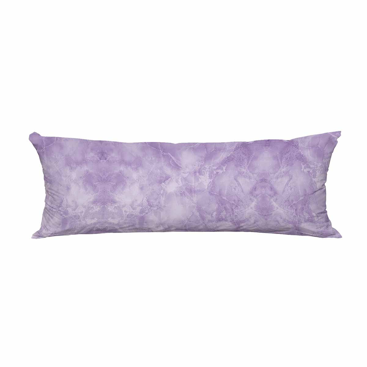 PKQWTM Purple marbleed texture Long Body Pillow Case Cover Pillow ...