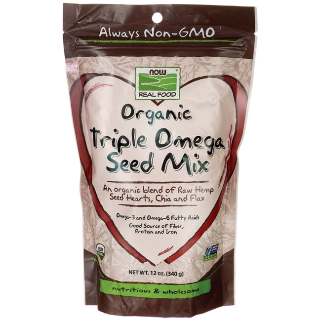 NOW Foods Organic Triple Omega Seed Mix 12 oz Pkg - Walmart.com