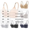 AHTJRT Triangle Bras for Women No Underwire Deep V Neck Sports Bra with ...