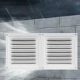 Ventilation Grille with Insect Screen Vent Cover Airflow for HVAC or ...