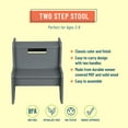 Two Step Stool - Gray - Walmart.com