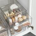 mDesign Kitchen Storage Bins, Stackable Organizer with Pull-Out Divided ...