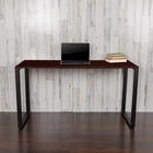 HomCom Industrial Style Double Sided Computer Desk with Strong Steel ...