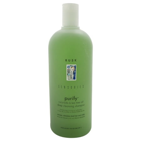 RUSK Sensories Purify Cucurbita and Tea Tree Oil Deep Cleansing Shampoo ...
