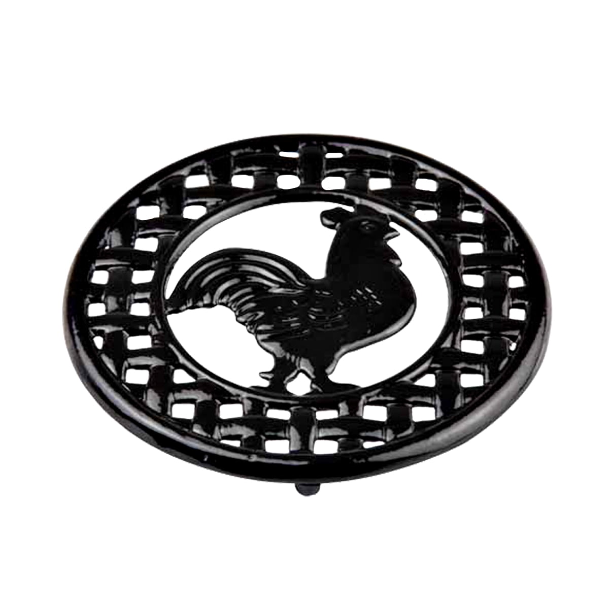 Home Basics Cast Iron Rooster Trivet - Walmart.com