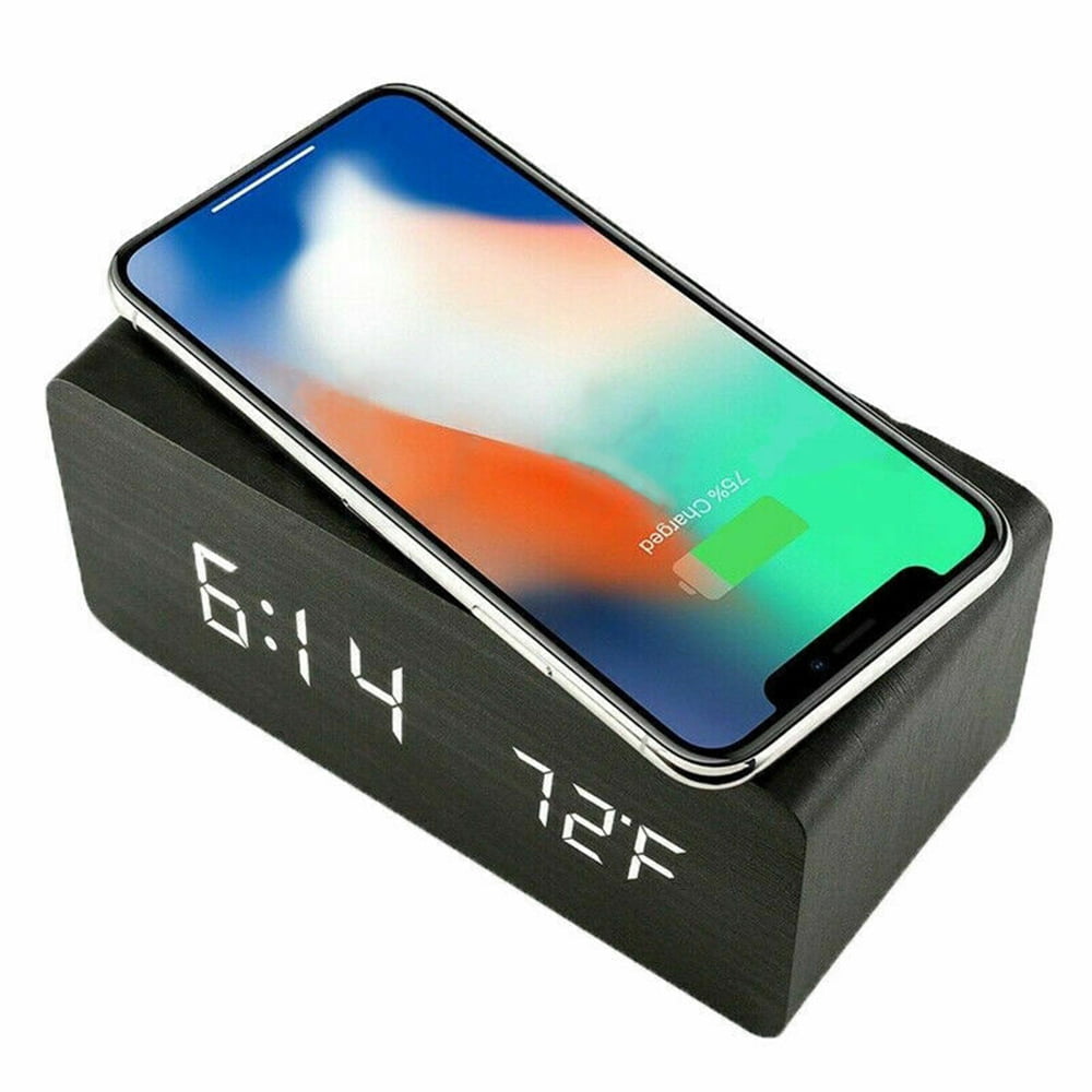 Click here for Goowrom Led Electric Digital Alarm Clock Qi Wirele... prices