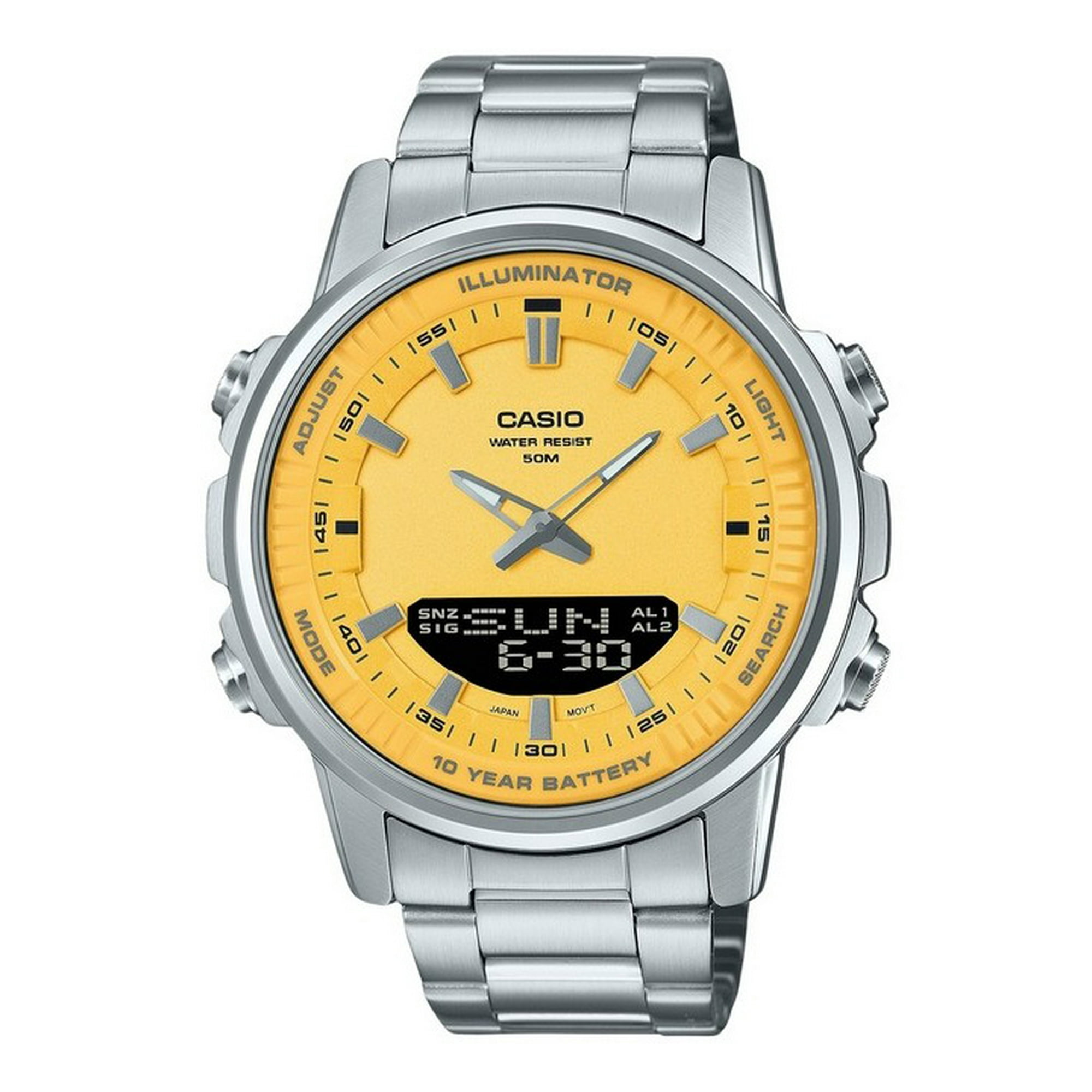 Click here for Casio Analog Digital Combination Stainless Steel Y... prices