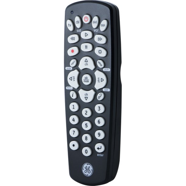 GE 4-Device Universal Remote Control, Black, 27985 - Walmart.com
