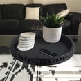 Bead Style Decorative Tray,Round Concrete Tray for Coffee Table ...