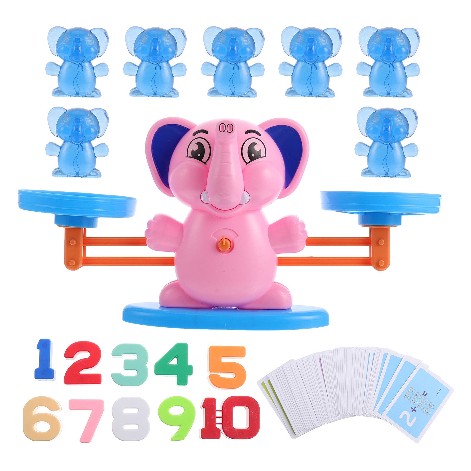 Balance scale toy 1 Set Balance Scale Toy Elephant Math Toy Calculation ...