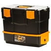 Stalwart Yellow Deluxe Steel and Plastic 18-inch Tool Box - Walmart.com