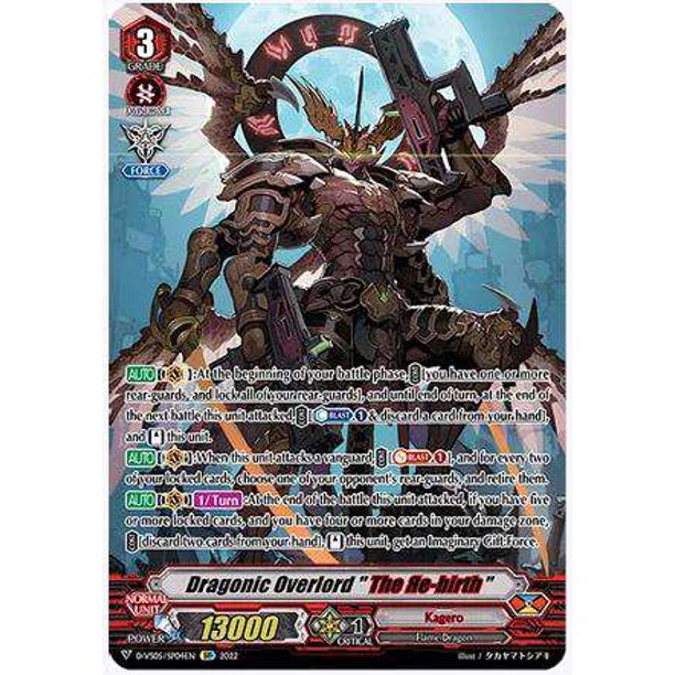 Cardfight Vanguard V Clan Collection Vol.5 SP Rare Dragonic Overlord The Re-birth D-VS05/022 ...