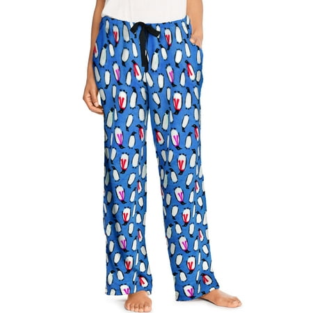 Hanes Womens Plush Lounge Pants, M, Peri Penguins - Walmart.ca