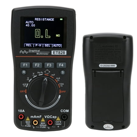 Digital Multimeter, Color Screen Digital Oscilloscope Handheld 2.5Msps ...