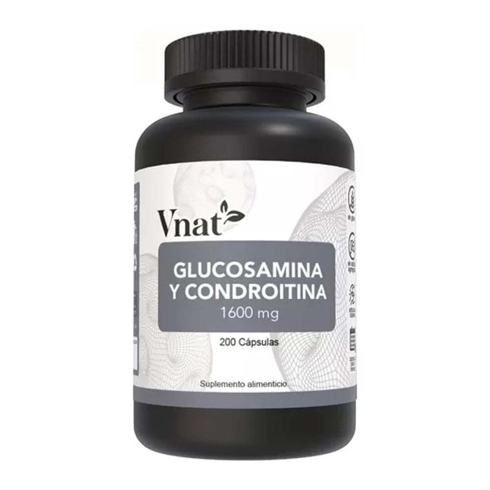 Glucosamina & Condroitina 1600mg Vnat 200 Capsulas | Bodega Aurrera en ...