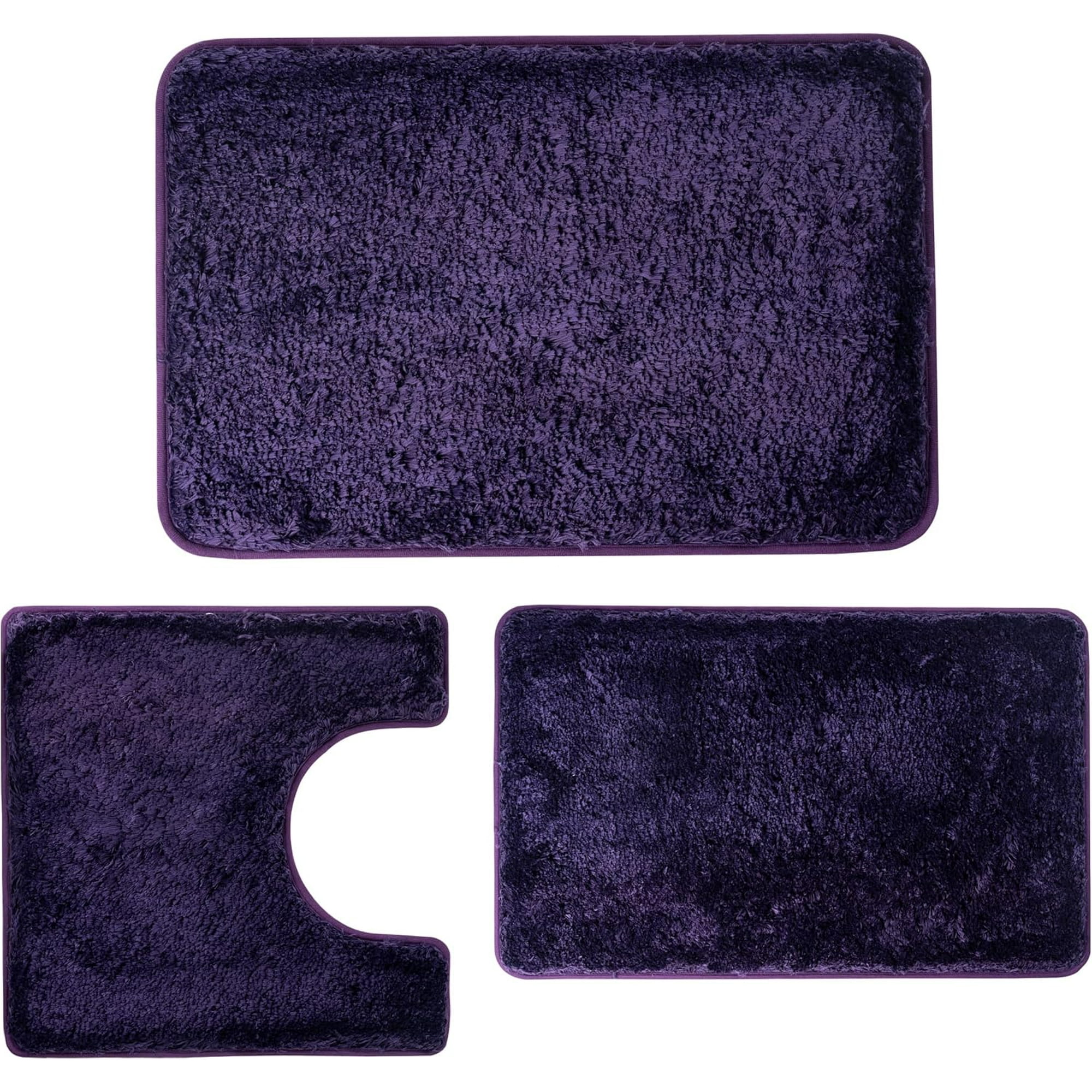 Click here for Rwrealm 3 Pieces Luxury Bathroom Rug Set With U-Sh... prices