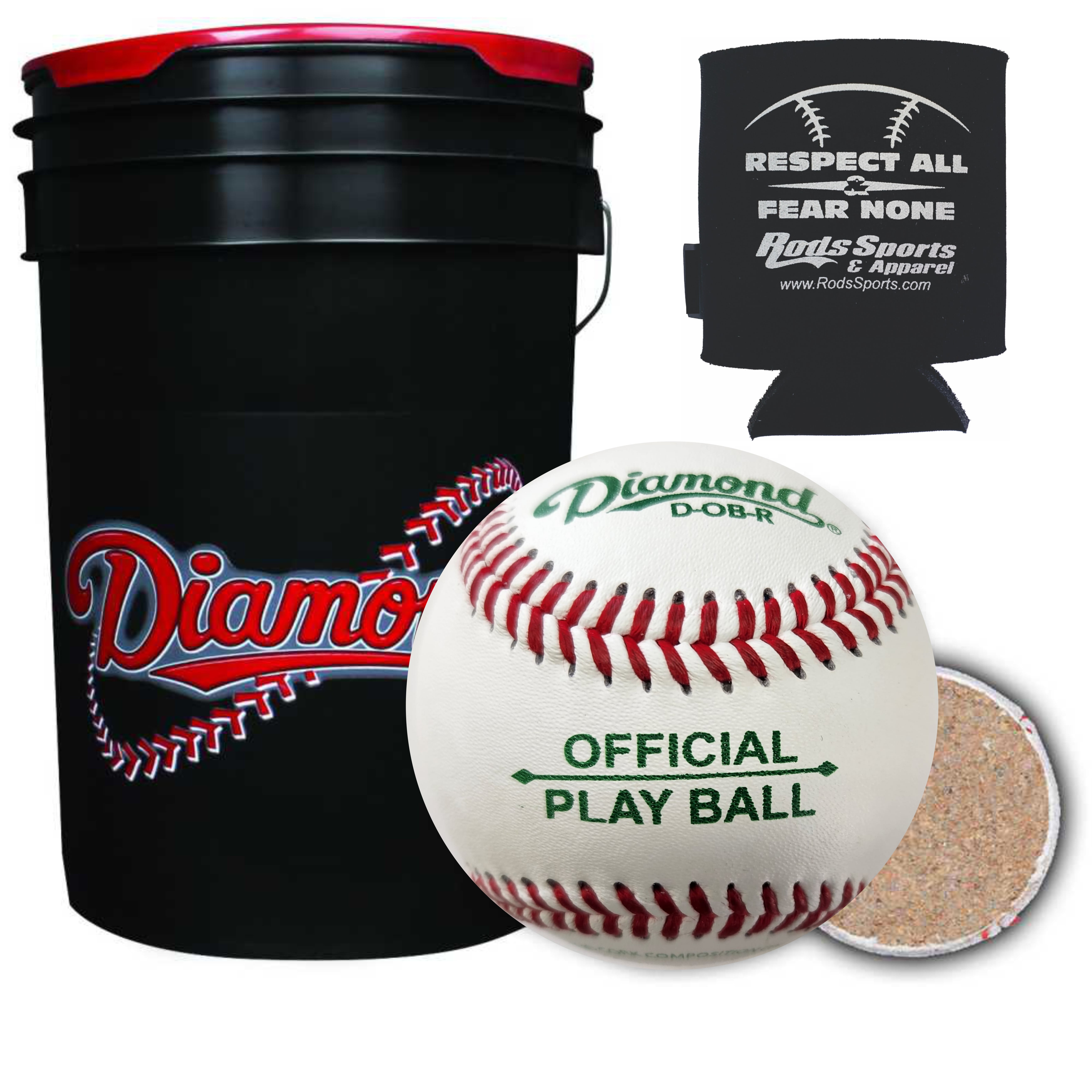 Diamond Sports Rally Baseball D-OB-R Play Ball - 30 Balls with Diamond ...