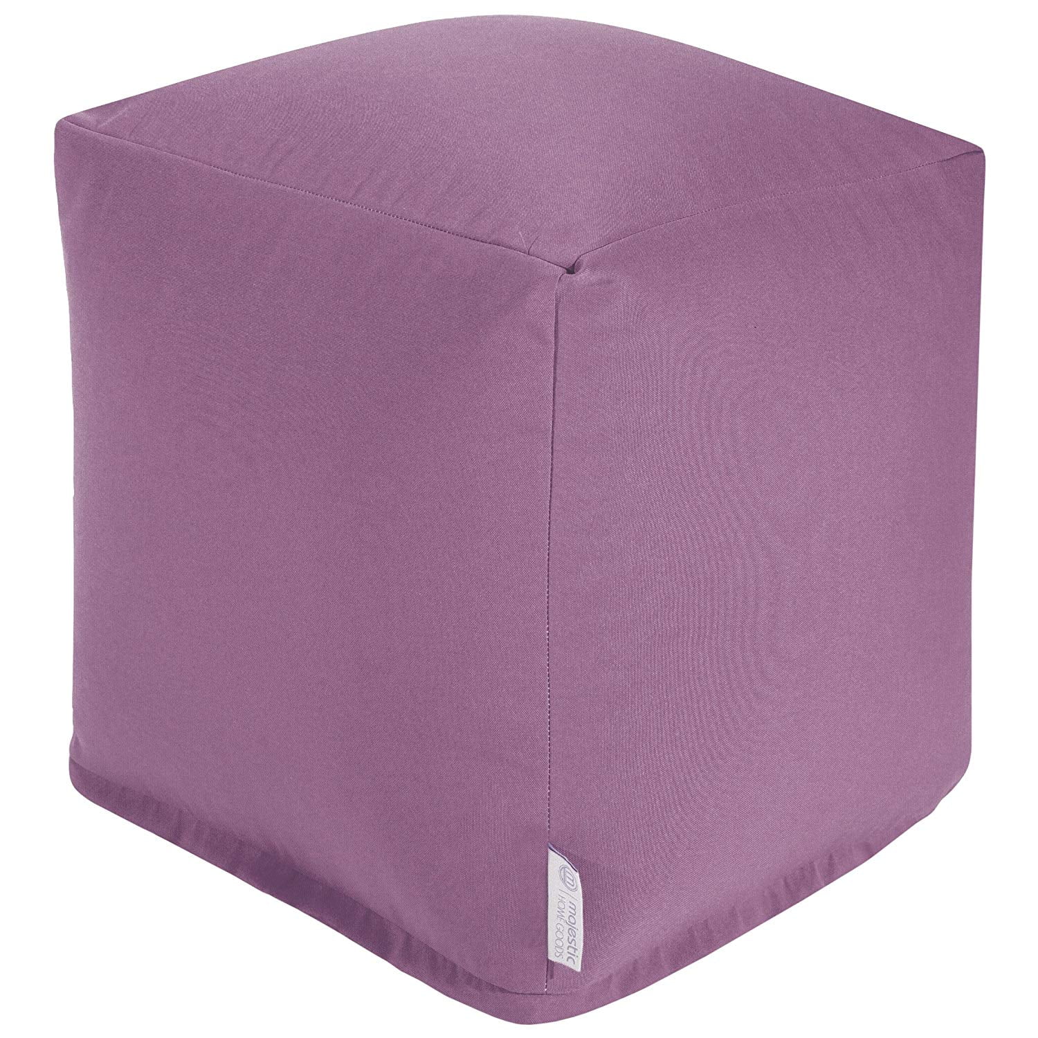 Majestic Home Goods Solid Indoor/Outdoor Ottoman Pouf Cube - Walmart.com
