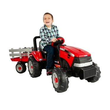 Peg Perego John Deere Farm Tractor and Trailer Pedal Ride-On - Walmart.com