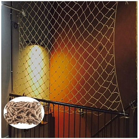 Safety Rope Netting Indoor Wall Decor Net Heavy Duty Hemp Rope Birds ...