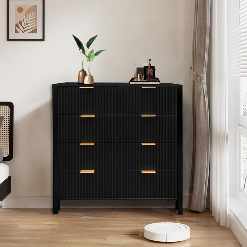 Click here for Tropow 4 Drawer Dressers For Bedroom - Fluted Tall... prices