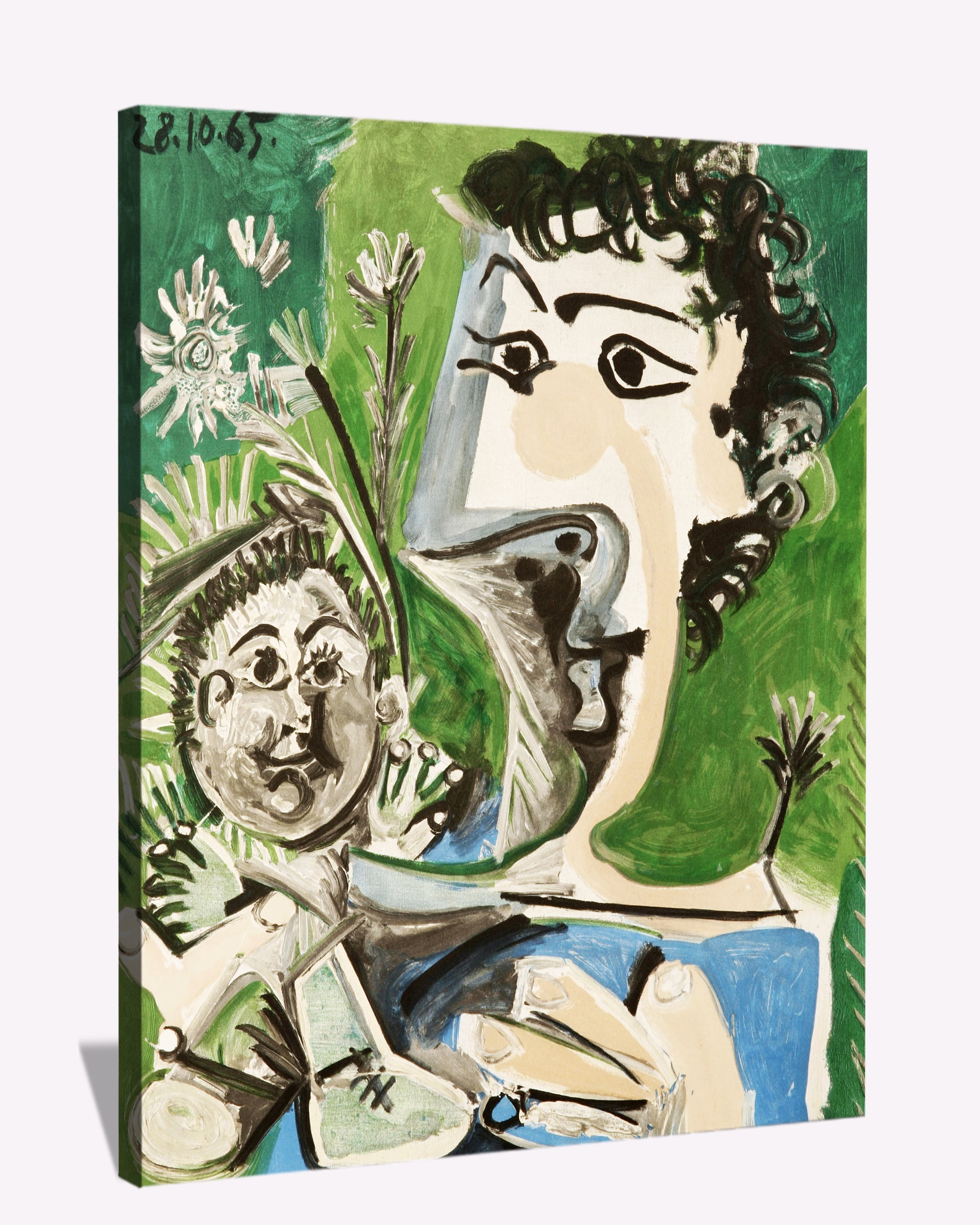 Mother And Child Painting By Pablo Picasso