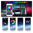 Led Car Ceiling Decor Interor Roof Star Lights 6W Bluetooth/APP RF ...