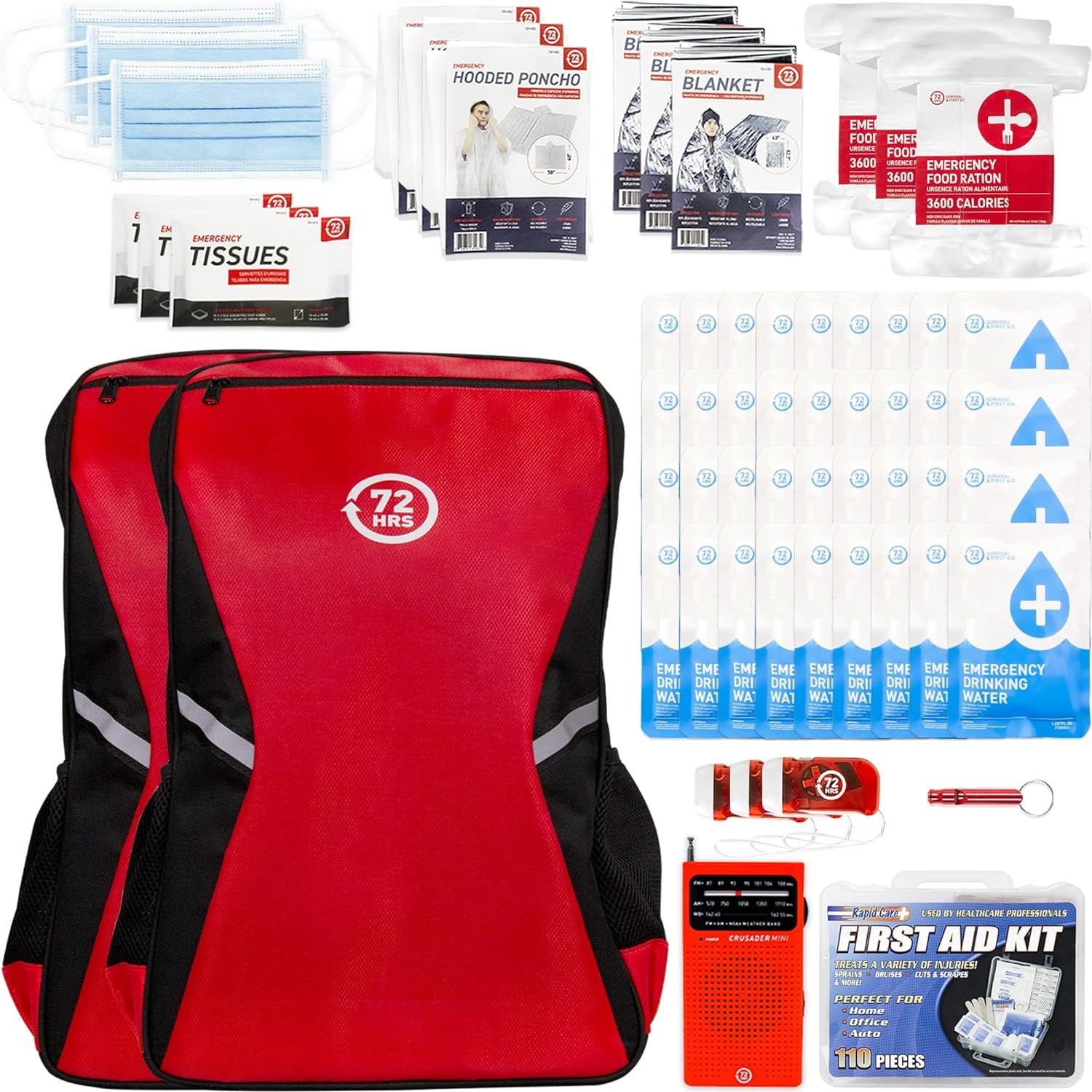 Click here for 72 Hrs Essential Emergency Preparedness Kits - 3 D... prices