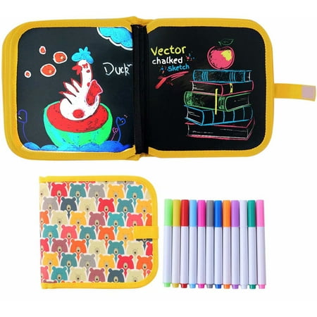Erasable Coloring Book For Children, Graffiti Drawing Board, Portable ...
