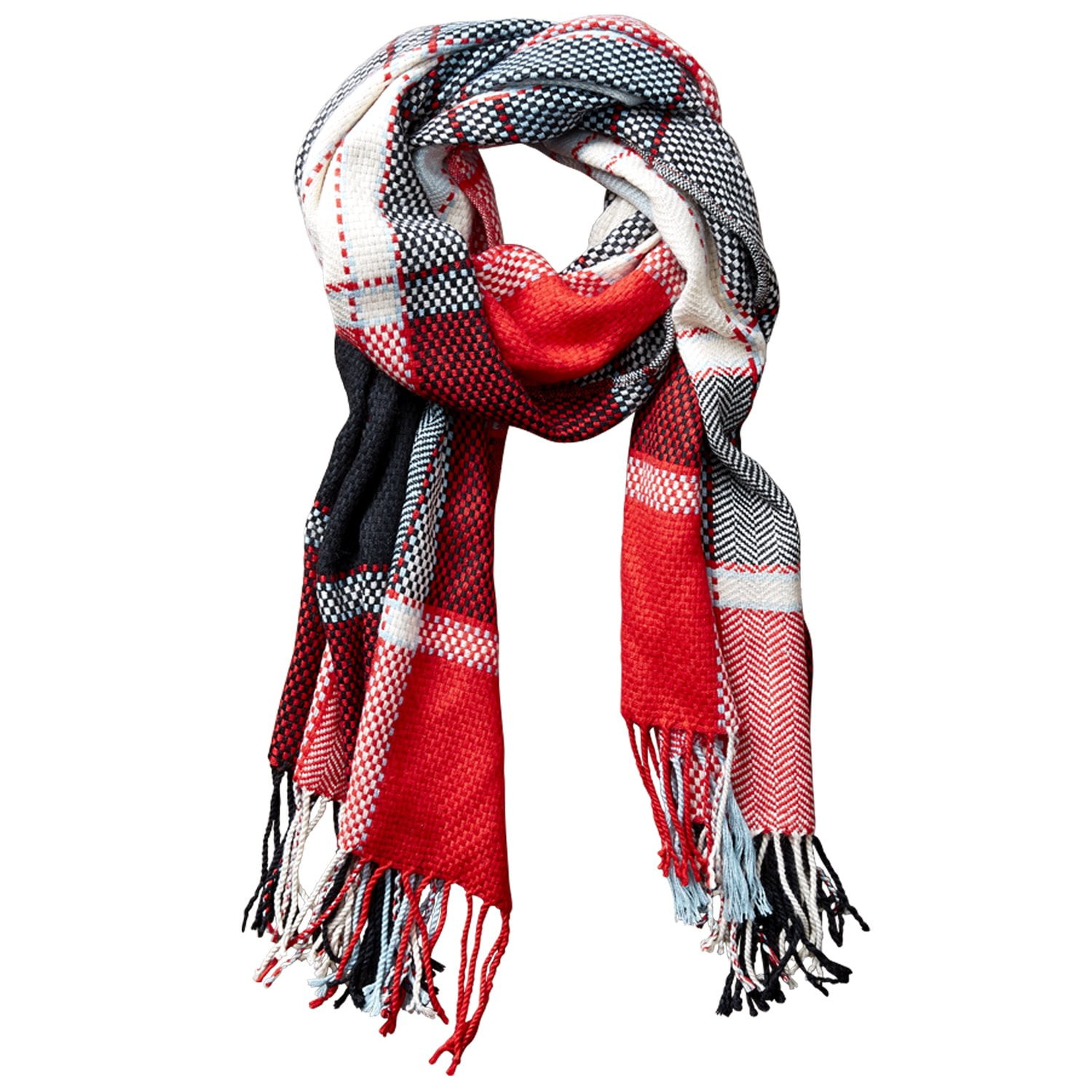 Kendall Plaid Scarf, 69 x 29, 100% Acrylic, Multiple Colors - Walmart.com