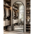58"x18" Full Length Mirror, Full Body Standing Mirror for Bedroom ...
