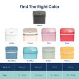 Nine Stars Automatic Bathroom Trash Can, 3 Gallon Plastic Motion Sensor ...