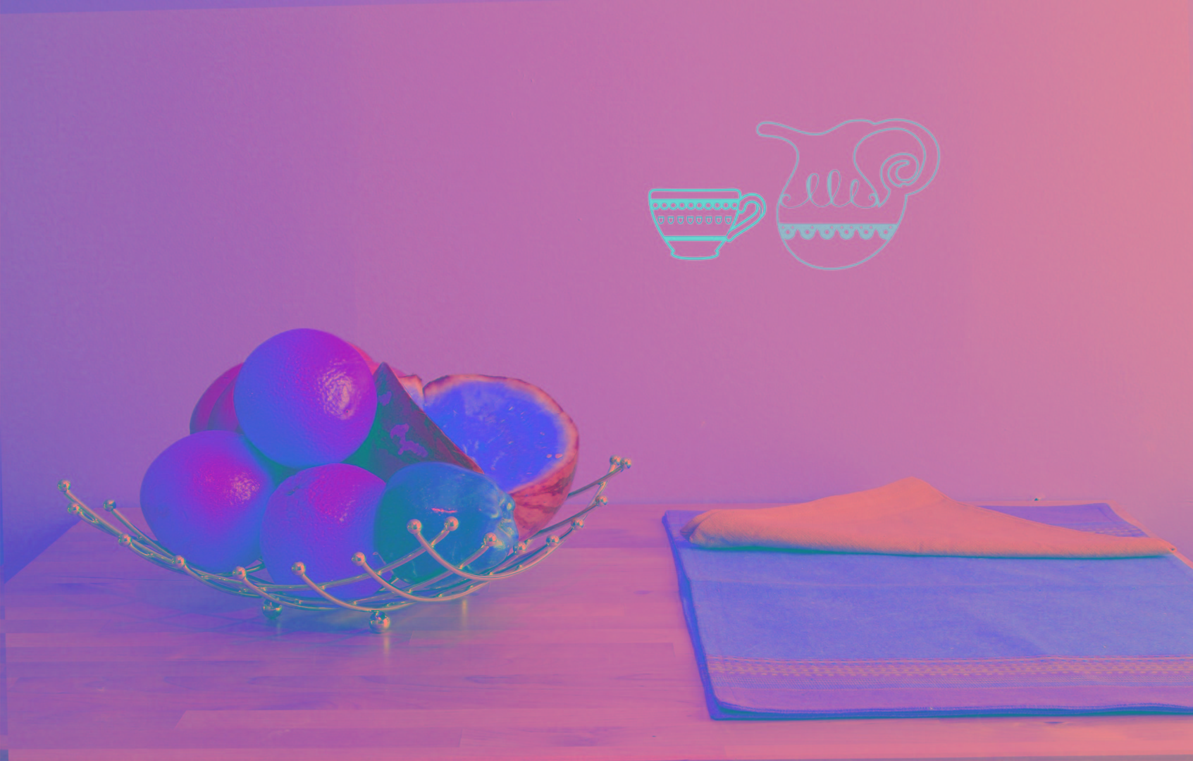 Vinyl Wall Decal Sticker : Tea Kettle And Cup Home Decor Picture Art 10 ...