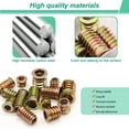 SHIYOU-/148PCS Threaded Inserts for Wood Kit 1/4"-20, 5/16"-18, 3/8"-16 ...