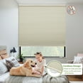 MiLin No Drill Cordless Cellular Shades Color-Matched No Tools Cellular ...
