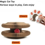 Twisty Paws Cat Toy, Magnetic Cardboard Twisty Paw Cat Scratcher with ...