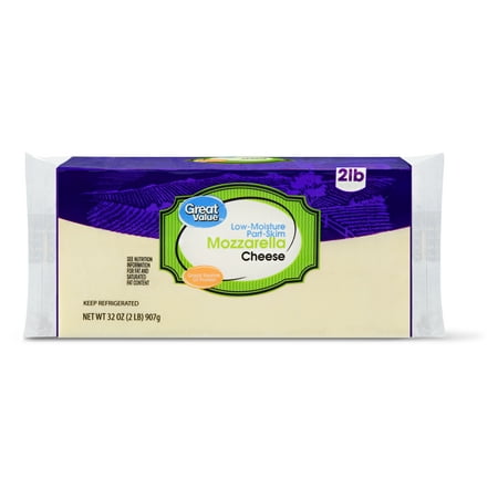 Great Value Mozzarella Cheese, Block, 32 oz - Walmart.com