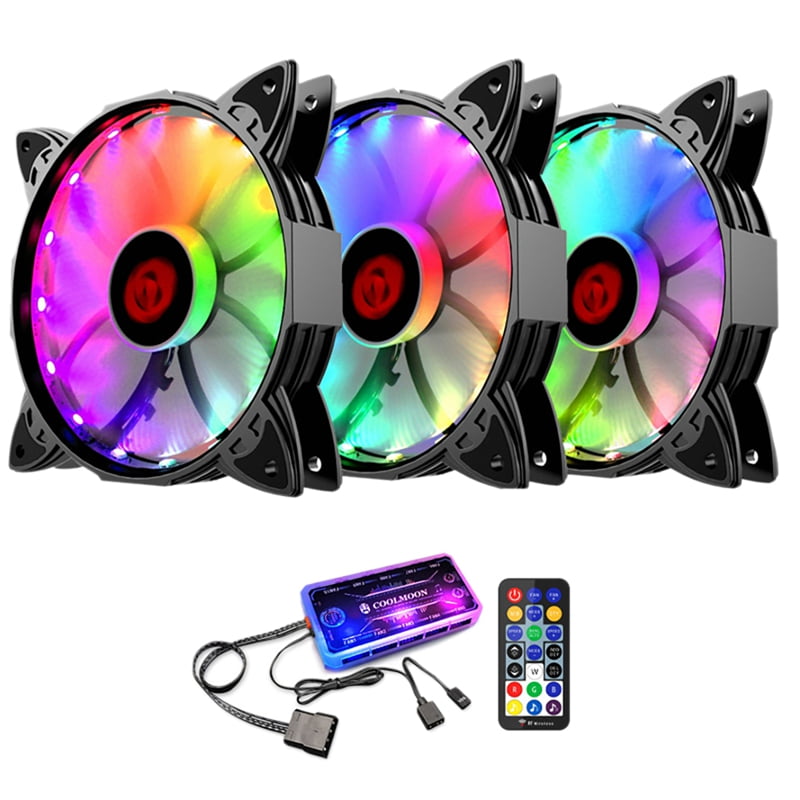 6 Pack 120mm RGB Case Fans High Performance Cooling PC FanLow Noise ...