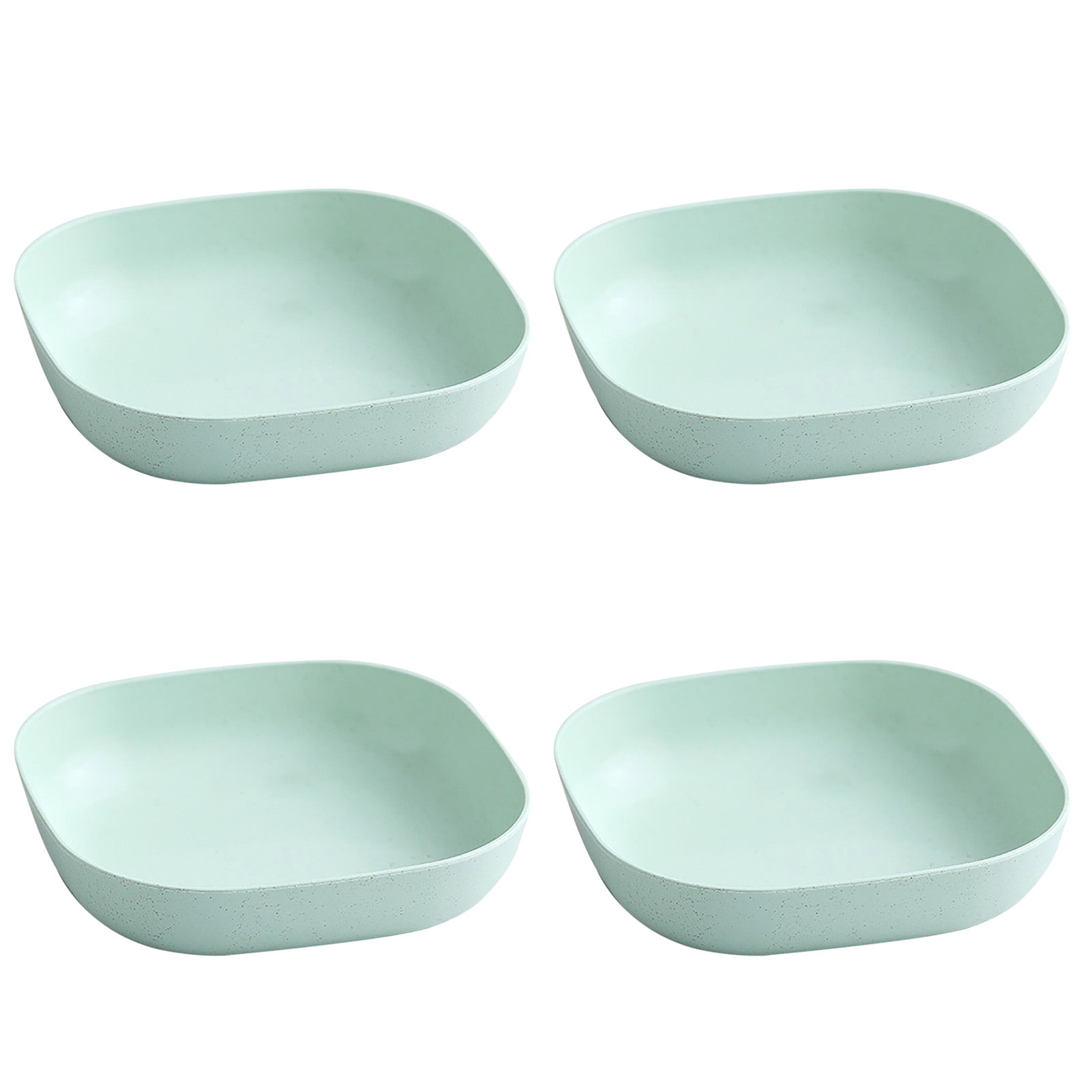 Hloma 4Pcs Snack Tray One-piece Molding Pack Food Spit Bone Dish for ...