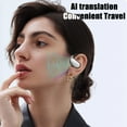 AI Real Time Language Translator Earbuds Wireless Bluetooth Ai ...