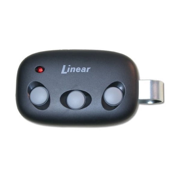 "Linear Garage Door Remote Opener, 3-Button Transmitter, 318 MHz, Visor ...