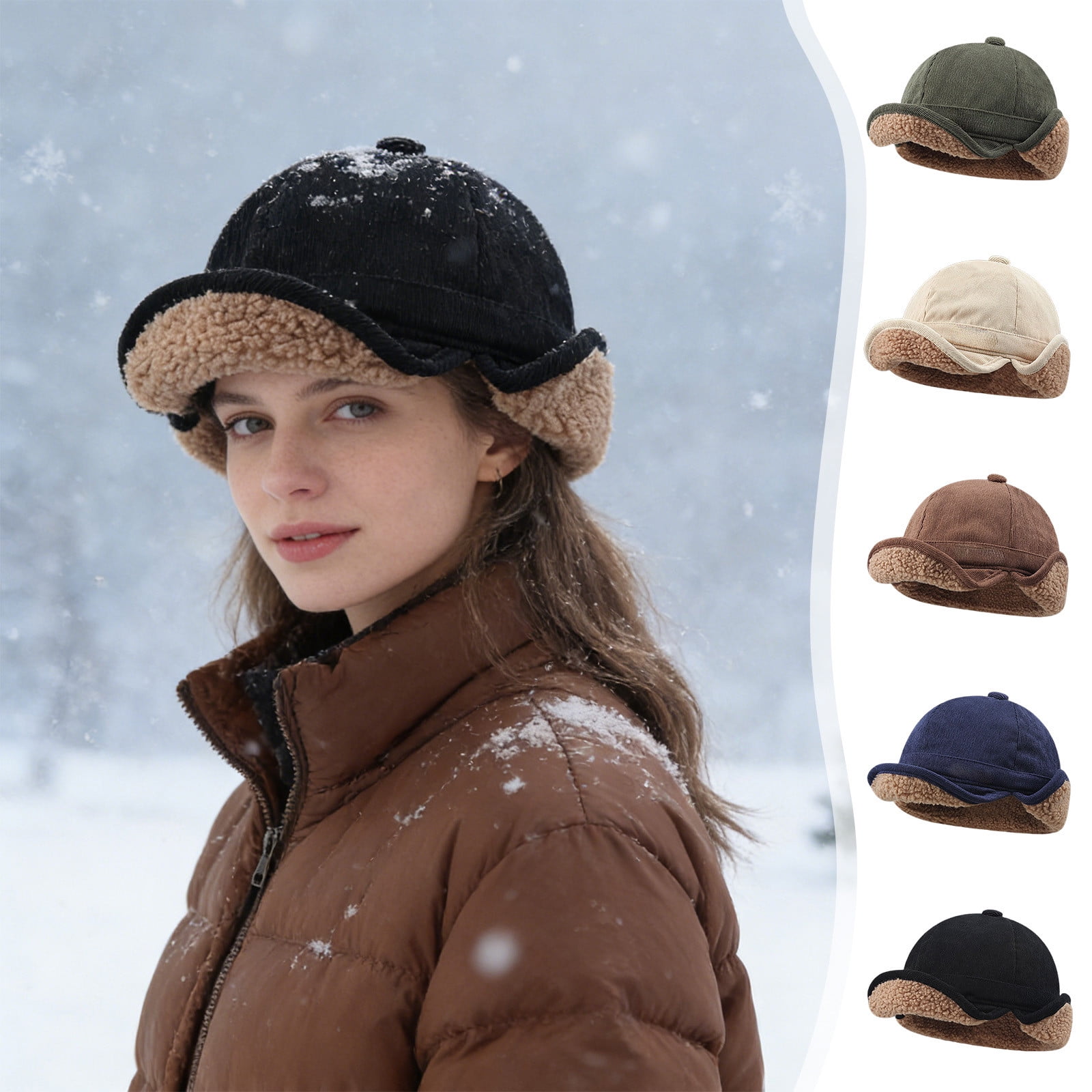Click here for Kloer Warm Ear Protection Hat Polyester Fiber Thic... prices