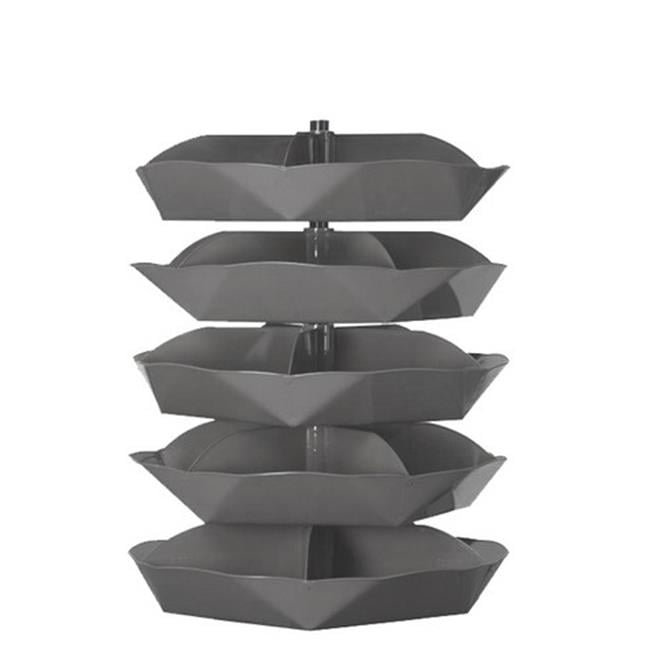 44 in. Storage Rotabin Storage 5 Shelf No.95, Gray - Walmart.com