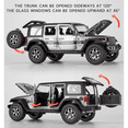 1:22 Jeeps Wrangler Rubicon Alloy Diecasts & Toy Vehicles Metal Toy Car ...