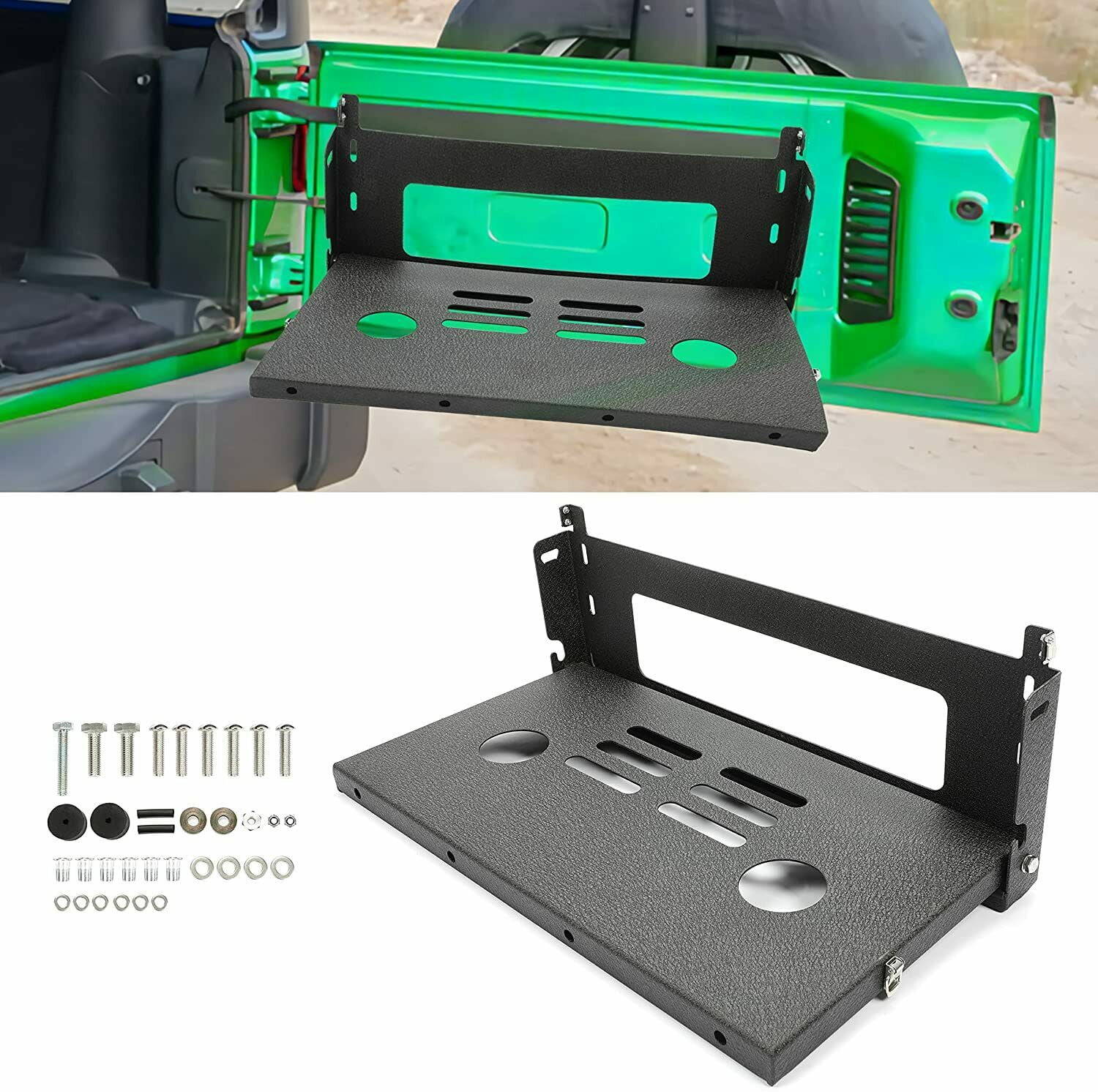 Kojem Metal Tailgate Table Foldable Carrier Support Storage Rack Cargo ...