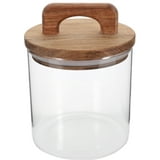 Glass Canister Glass Tea Container Clear Storage Canister Glass Jar ...